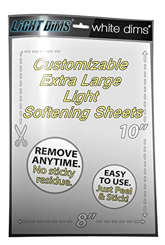 LightDims White Dims Dimming/Softening Sheets for Harsh LED Lights ...