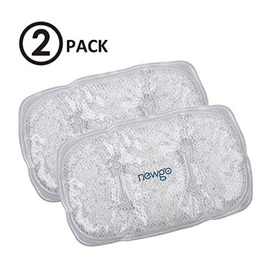 Pain Relief Gel Bead Ice Pack Reusable, Flexible Hot Cold Compress For ...