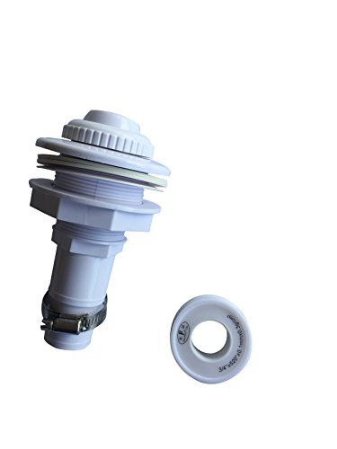 Fibropool Above Ground Pool wall return Fitting assembly COMPLETE SET ...