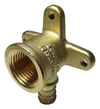 5 PIECES XFITTING 3/4" PEX X 3/4" FEMALE NPT THREADED DROP EAR ELBOW CRIMP FITTINGS - LEAD FREE ...