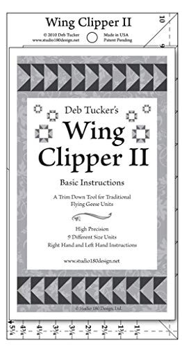 Wing Clipper II - Quilting Tool for Trimming Down Flying Geese Units ...