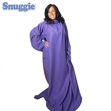 SNUGGIE- The Original Wearable Blanket That Has Sleeves, Warm, Cozy, Super Soft Fleece ...