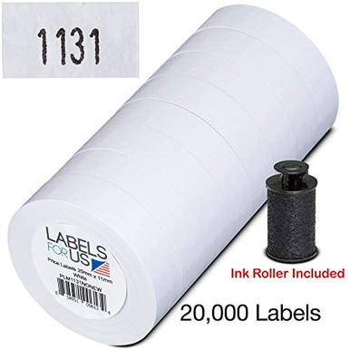 Labels for Us - Monarch 1131 Compatible Labels - White - 20,000 Labels ...