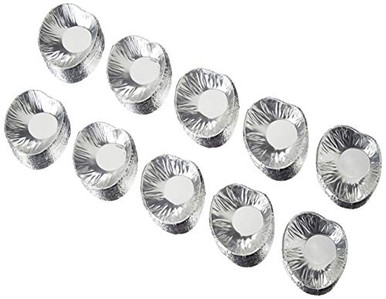 Disposable Aluminum Foil -Large- Clam Food Shells Pack of -250- by DCS ...