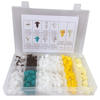 Lantee 210 Pcs Automotive Car Clips Assortment - 10 Types of Nylon Auto ...