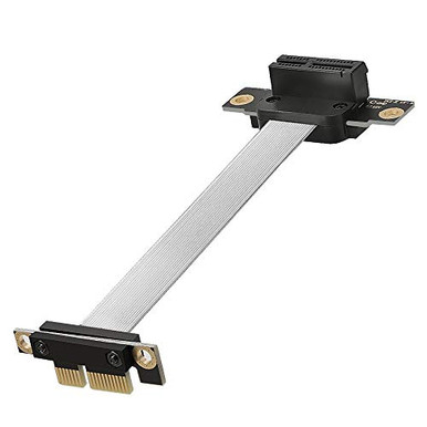 PCI-e PCI Express 1X Expander Extension Cable, Silver-Plated Shield ...