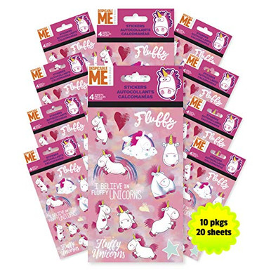 Trends International DMF UNICORNICOPIA Fluffy - Standard 4 Sheet ...