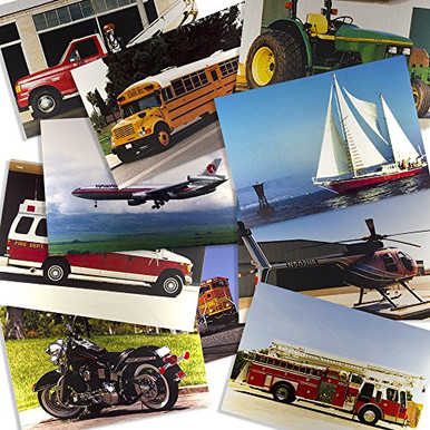 Stages Learning Materials Toddler Education Vehicles Posters for Class ...