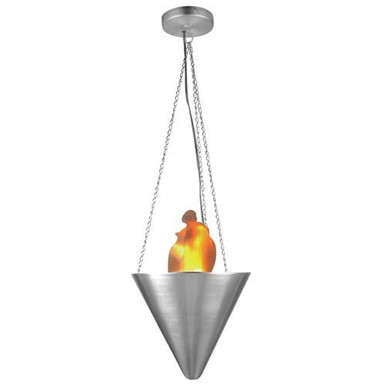 Lite Source LS-1870PS Flame Ceiling Lamp, Polished Steel ...