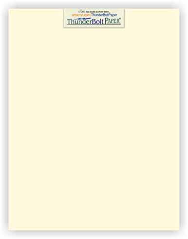 100 Natural Smooth Card Stock Sheets Paper - 8 X 10 Inches Photo ...