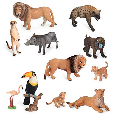 Volnau Animal Toys Figurines Africa Animals Figures Zoo Pack for Kids ...