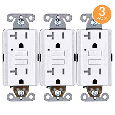 Faith Electric 20A GFCI Outlets Slim, Tamper-Resistant GFI Duplex ...
