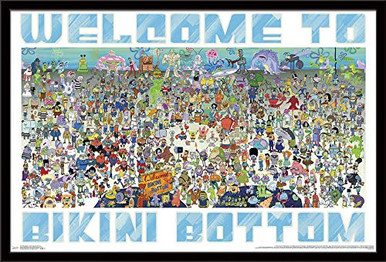 Trends International Nickelodeon Spongebob - Every Character Ever 19 ...