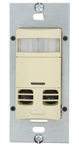 Leviton OSSMT-MDI Ultrasonic/Infrared, Dual-Relay Multi-Technology Wall ...
