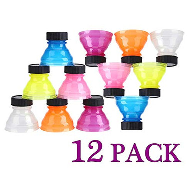ZOCONE 12 Pack Soda Can Lids Bottle Tops for Cans Soda Caps Reusable ...