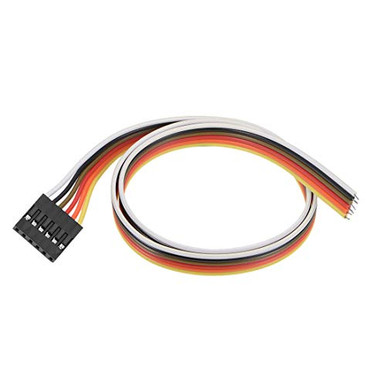 uxcell Breadboard Jumper Wires 6-Pin 50cm Female to Tined Tip Cable for ...