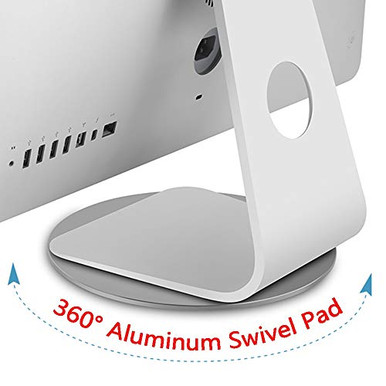 360 Aluminum Rotation Monitor Swivel Base for Apple iMac All in one ...