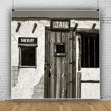 YEELE Western Backdrop Jail and Sheriffs Office in an Old West Ghost ...