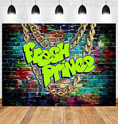 Colorful Graffiti Brick Wall Photography Backdrop The Fresh Prince Hip ...
