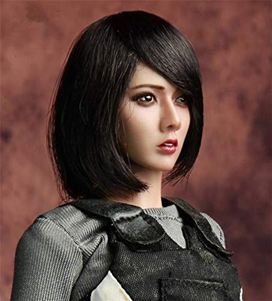 HiPlay 1/6 Scale Female Figure Head Sculpt Asia Female Doll Head for 12 ...