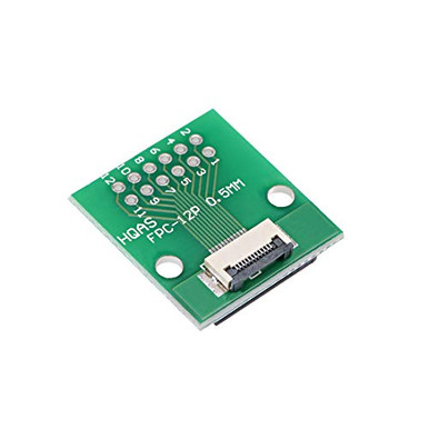 uxcell FFC FPC 12 Pin 0.5mm Pitch to DIP 1.0mm PCB Converter Board ...