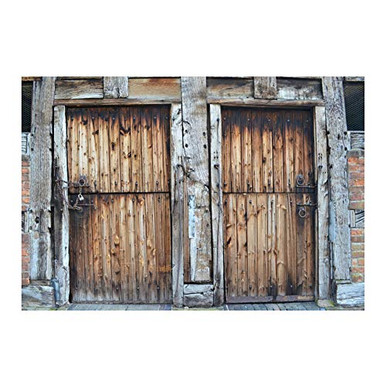 Laeacco 7x5FT Vinyl Backdrop Historic Door Threshing Barn Photography ...