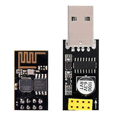 Organizer ESP8266 ESP-01 Serial WIFI Wireless Transceiver Module with USB to ESP8266 Adapter for ...