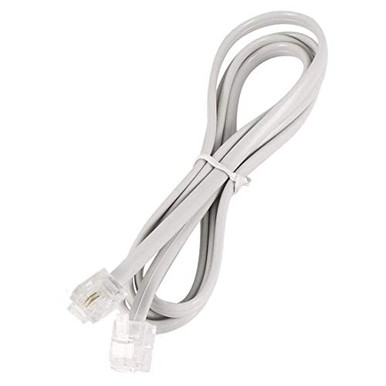 RJ11 to RJ11 Cable 6.5ft NEORTX 2 Meters Phone Cord Telephone Line ...