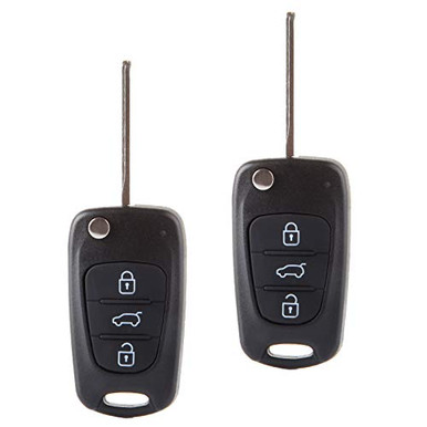OCPTY 2X3 Button Uncut Keyless Entry Remote Key Fob Shell Replacement ...