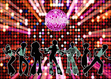 Vintage 70s 80s Disco Dancers Party Backdrops Lets Glow Crazy Shining ...