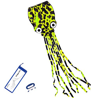 kizh Kite Octopus Large Frameless Soft Parafoil Kites for Kids and ...