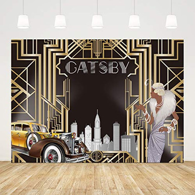 The Great Gatsby Backdrops for a Party Roaring 20s Party Background for Photography 7x5ft Retro ...