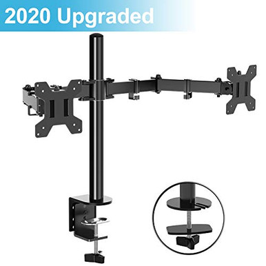 Dual Monitor Stand Mount, Height Adjustable LCD Monitor Desk Mount ...