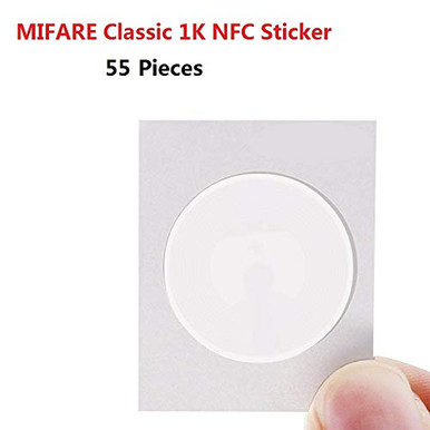 RFID NFC Tag 13.56MHz MIFARE Classic 1K ISO14443A RFID Sticker Pack of ...