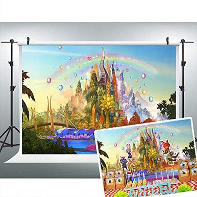 SDDSER Cartoon Zootopia Backdrops Disney Theme Parks Photography ...