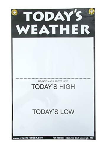 American Educational Todays Weather Wall Chart - Warehousesoverstock