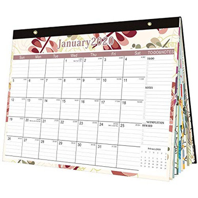 2020-Desk-Calendar-17x 11 Desk Pad Calendars Academic Desktop Calendar ...