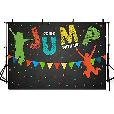 MEHOFOTO Jump Party Birthday Photography Studio Backgrounds Come Jump ...