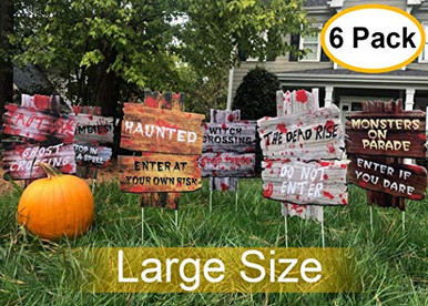 YardSigns for HalloweenBeware Signs Yard Stakes Warning Yard Sign ...