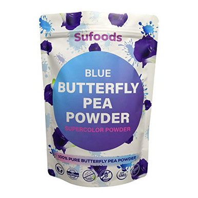 100 Pure Blue Butterfly Pea Flower Powder 6oz Culinary Grade Blue ...