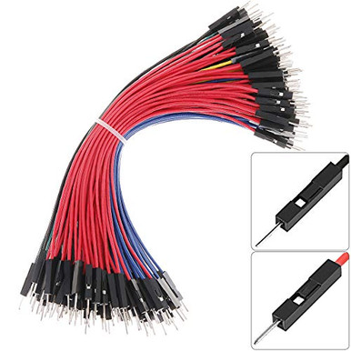 Premium Breadboard Jumper Wires Male Female Square Head 0.1 26AWG 5 ...