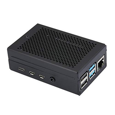 Raspberry Pi 4 Case with Cooling Fan RPI 4 Aluminum Case RPI 4B Metal ...