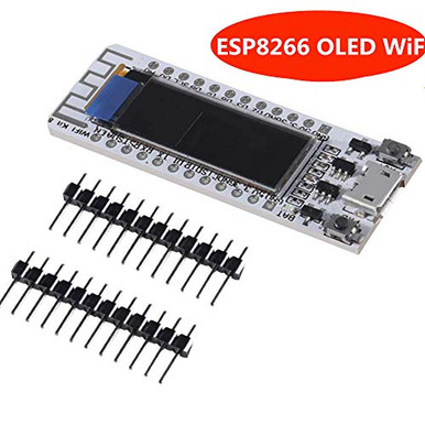 Organizer ESP8266 OLED WiFi Development Board 0.91 Inch ESP8266 OLED Display CP2102 Support for ...