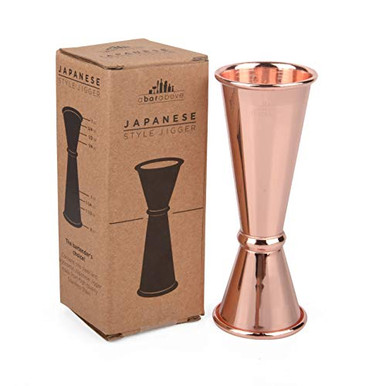 Copper Japanese Jigger - Premium Double Cocktail Jigger by A Bar above ...