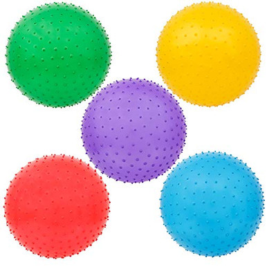 Bedwina 18 Inch Knobby Balls Pack of 5 Large Bumpy Texture Balls in ...