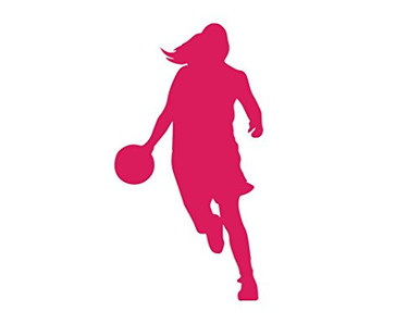 ND095HP Basketball Player Dribbling With Right Hand Decal Sticker | 5.5 ...