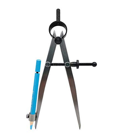 ZLKSKER 6 inch Professional Precision Spring Dividers Calipers Compass ...