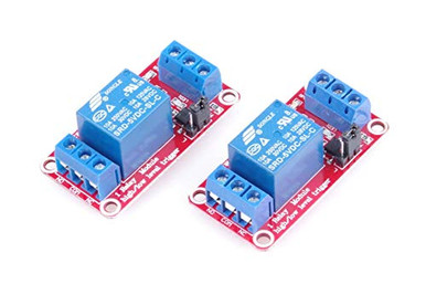 KNACRO 2Pcs 5V 1Channel Relay Module with Optocoupler Relay Relay Board ...