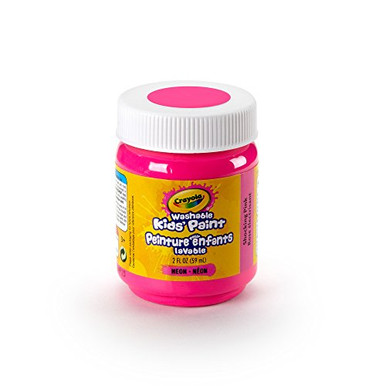 Crayola Washable Kids Paint 2 oz Shocking Pink - Warehousesoverstock