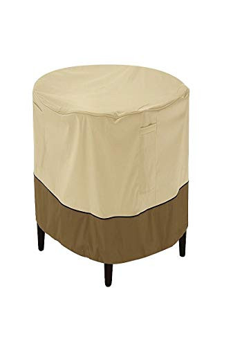 Classic Accessories Veranda Round Patio Ottoman/Coffee Table Cover ...